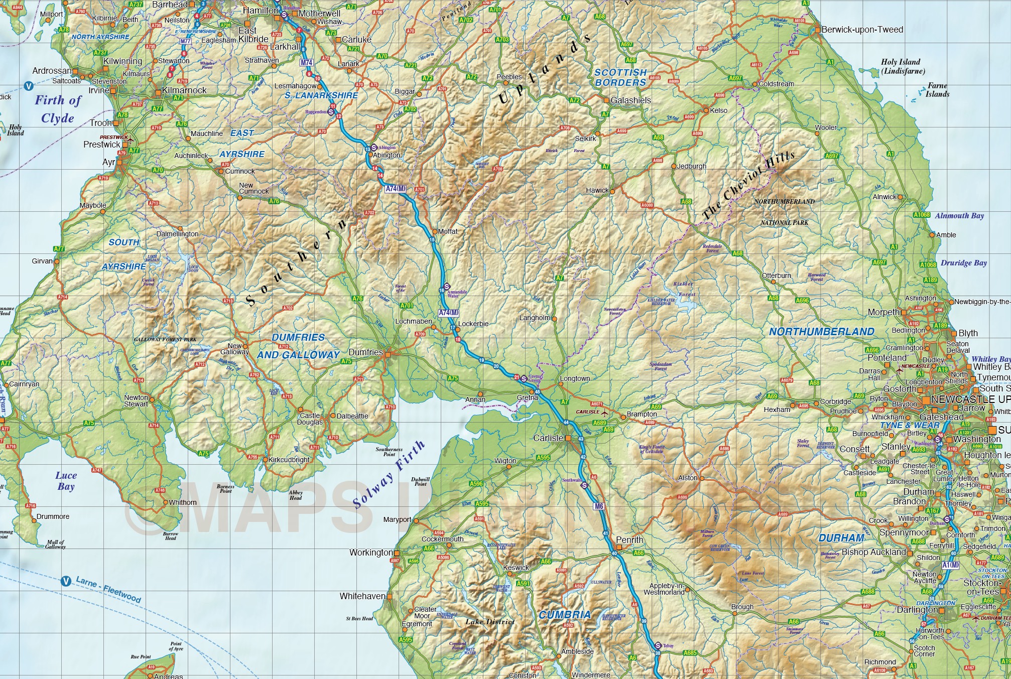 British Isles Map