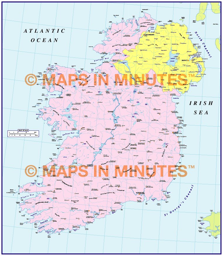 ADM Ireland Basic Map