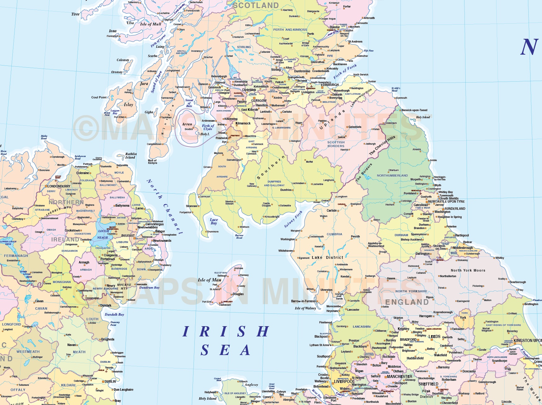 British Isles Map
