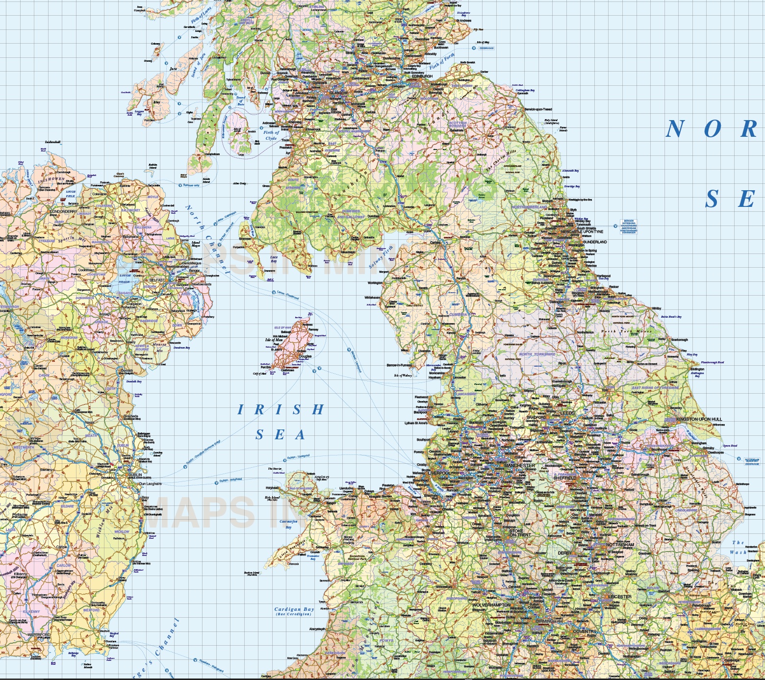 British Isles Map