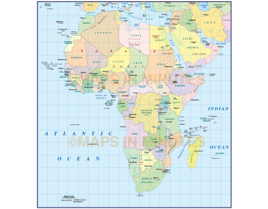 Easy Map Of Africa - United States Map