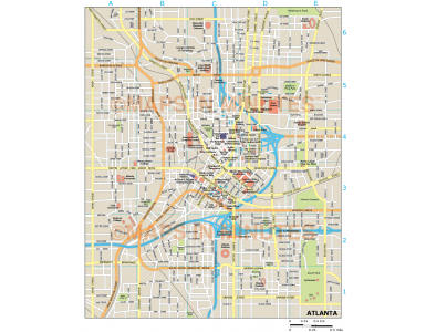 atlanta city map