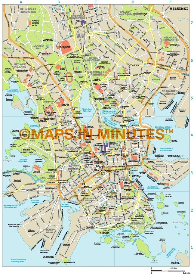 Helsinki City Map