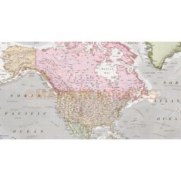 Buy VINYL Antique-style Grey World Map - Large size 60"w x 38"d Online