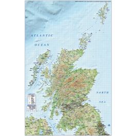 Vector digital map of Scotland Political regions, road and rail plus ...