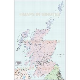 Buy Scotland vector Map, Illustrator format, includes Orkney & Shetland ...