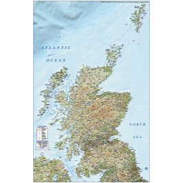 Buy Detailed Scotland Road Rail Map incl. Orkney & Shetland ...