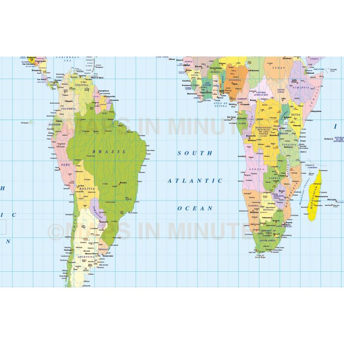 Orthographic Map Projection