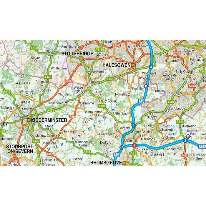 Map Of Greater Birmingham Area