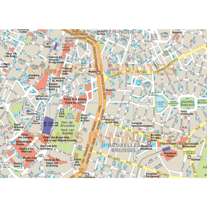Brussels Map