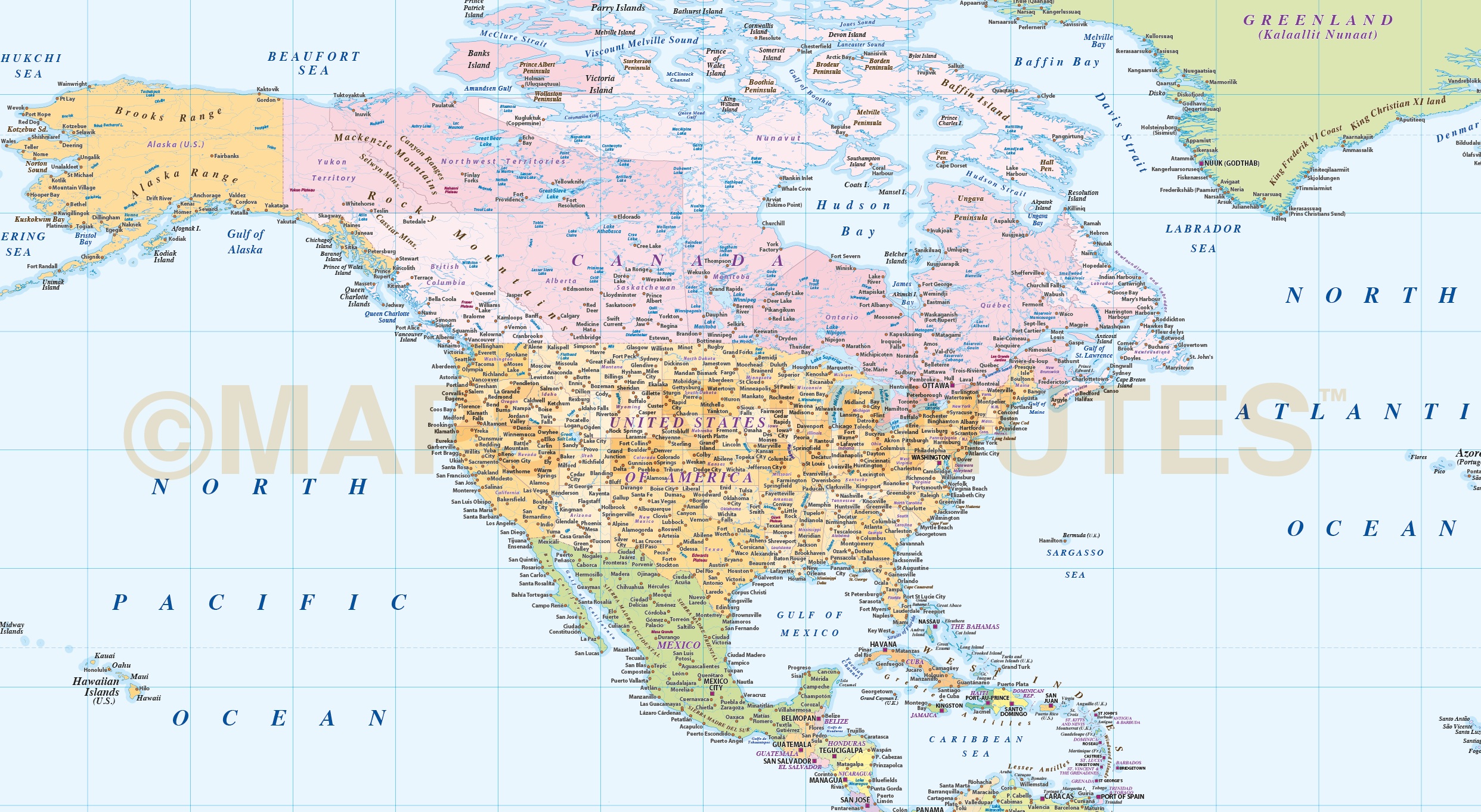 Digital Vector World Map Equirectangular Projection World Vector Map Uk Centric 10m Scale In