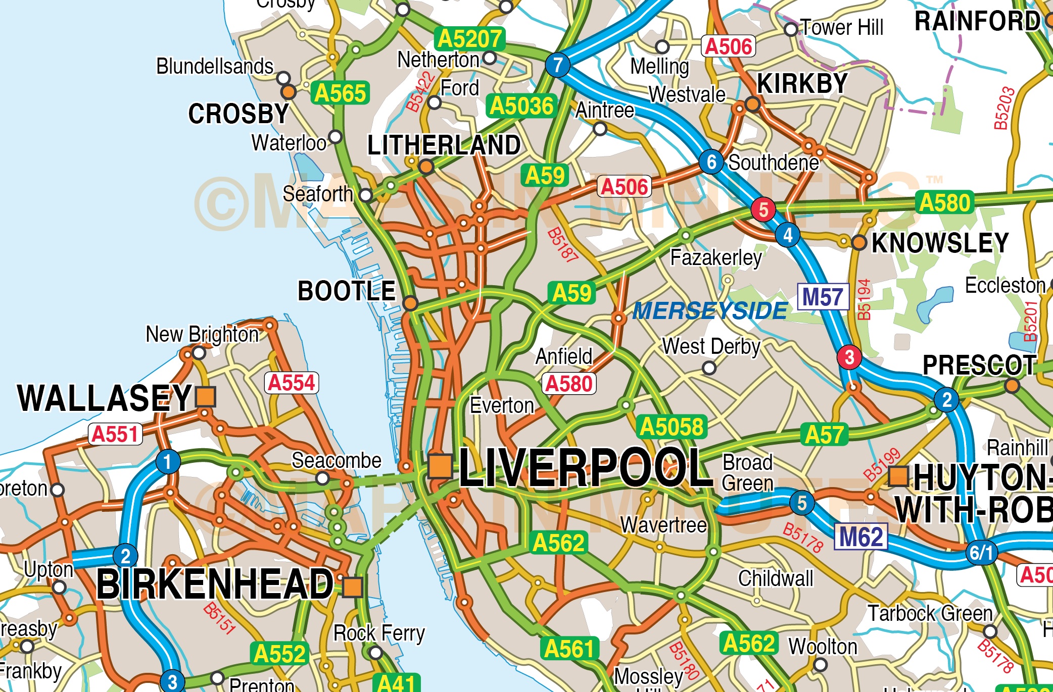 Maps in Minutes UK Custom maps @250,000 scale in Illustrator CS ...