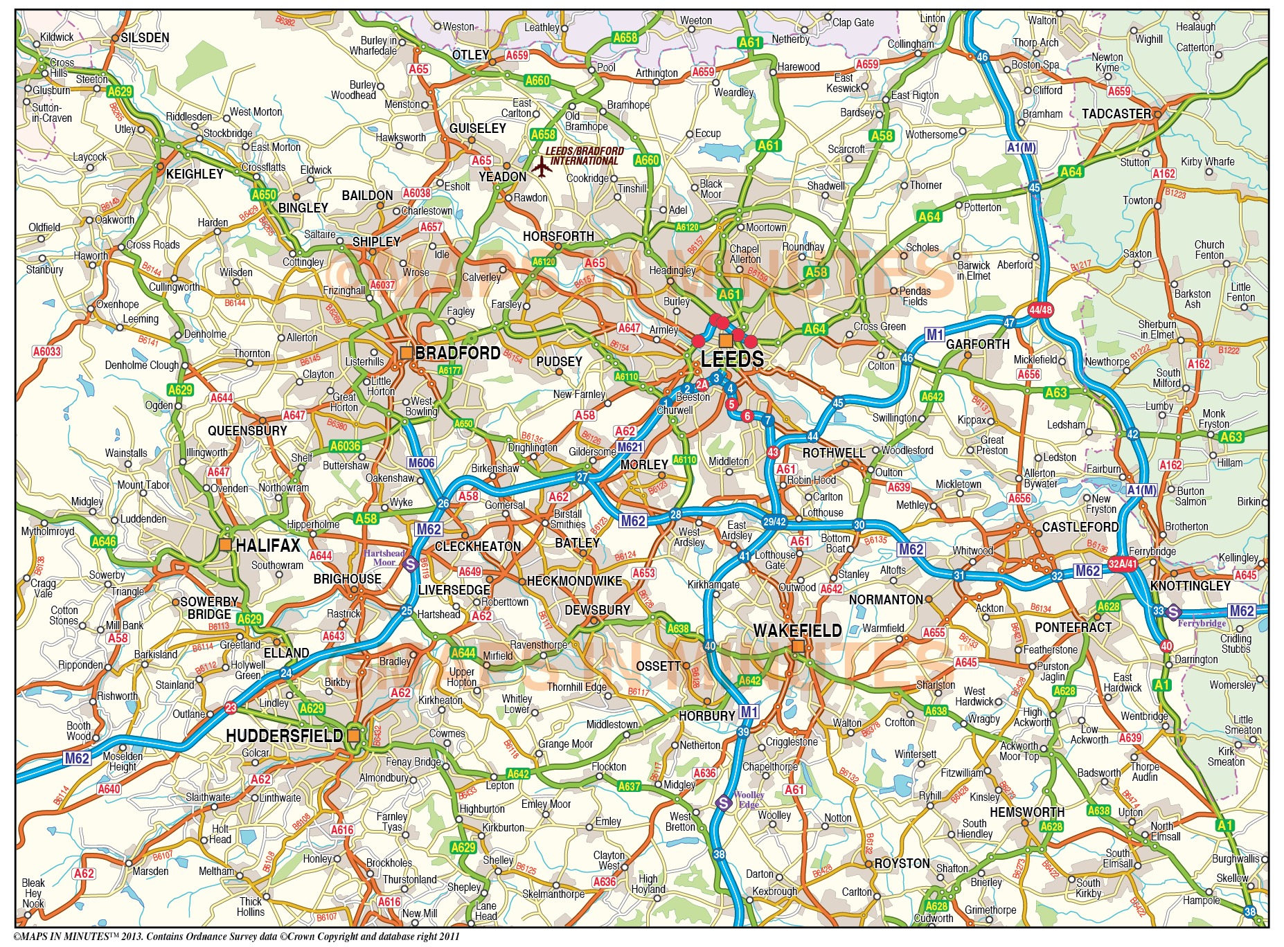 Torisum Leeds City Map