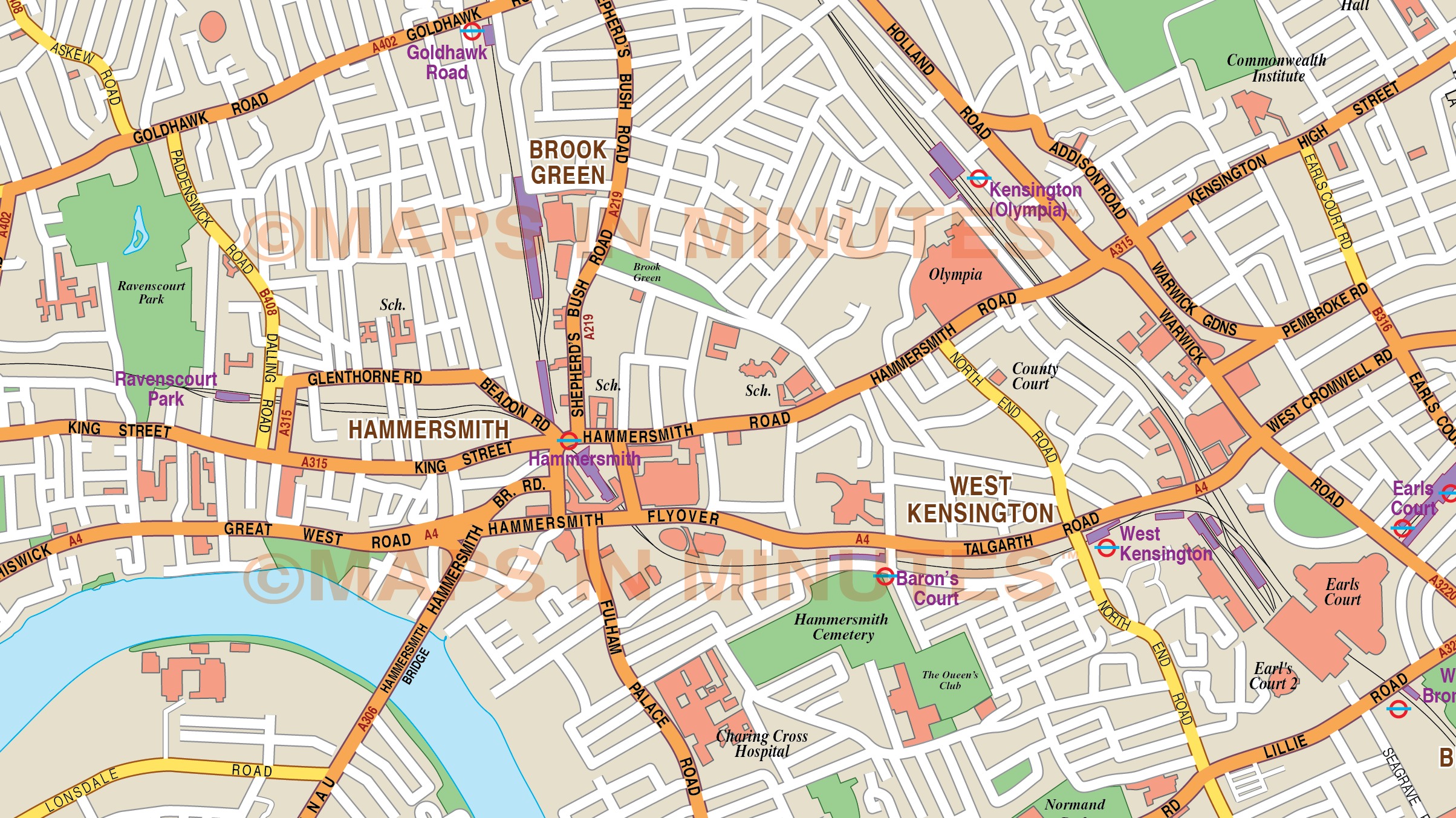 Large Scale Map Of London - United States Map