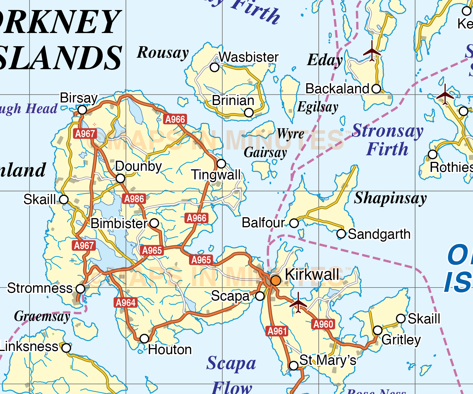 British Isles UK Road, Rail and Relief vector map in editable ...