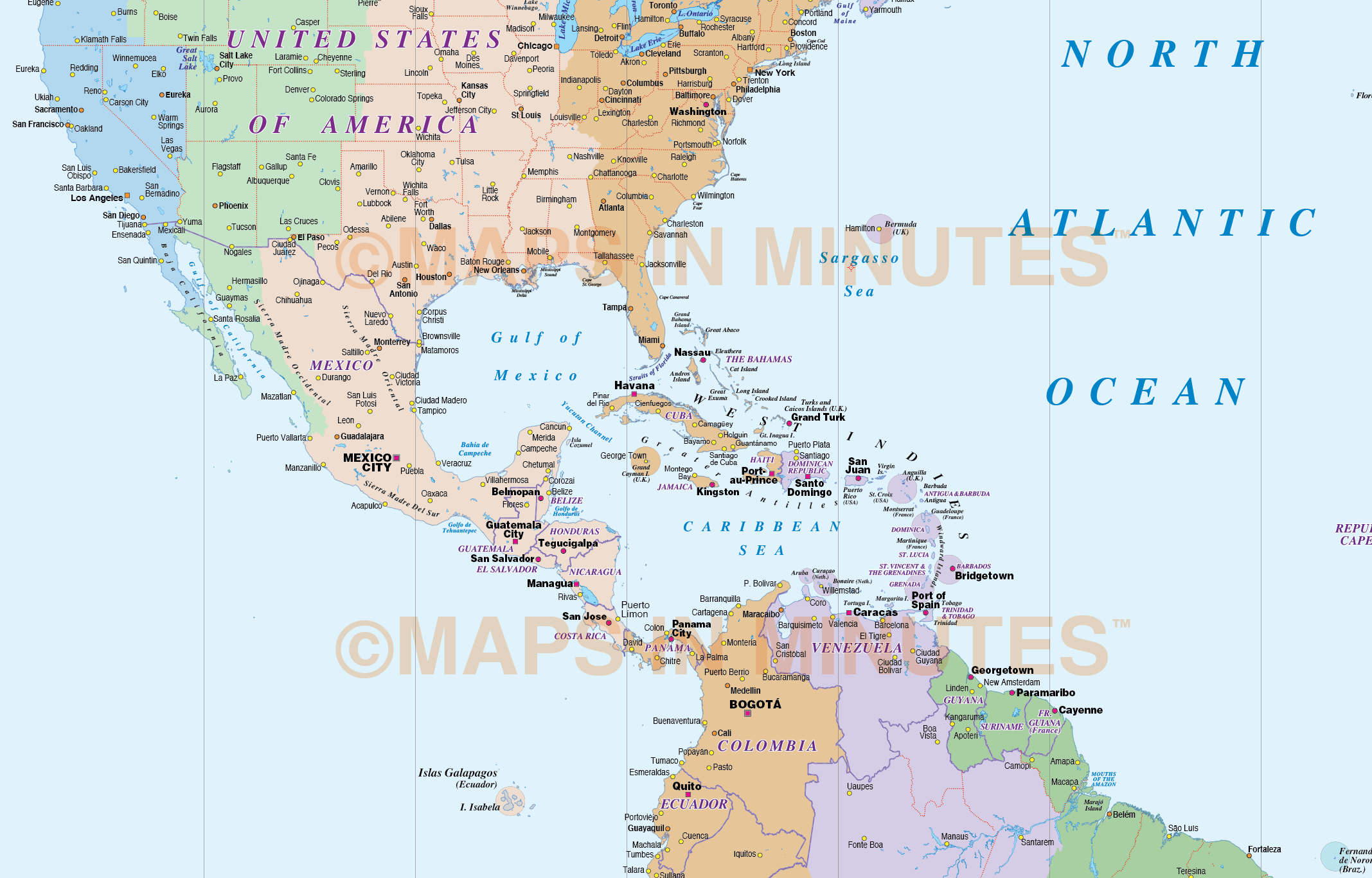 Time Zone Map America Wizardstere
