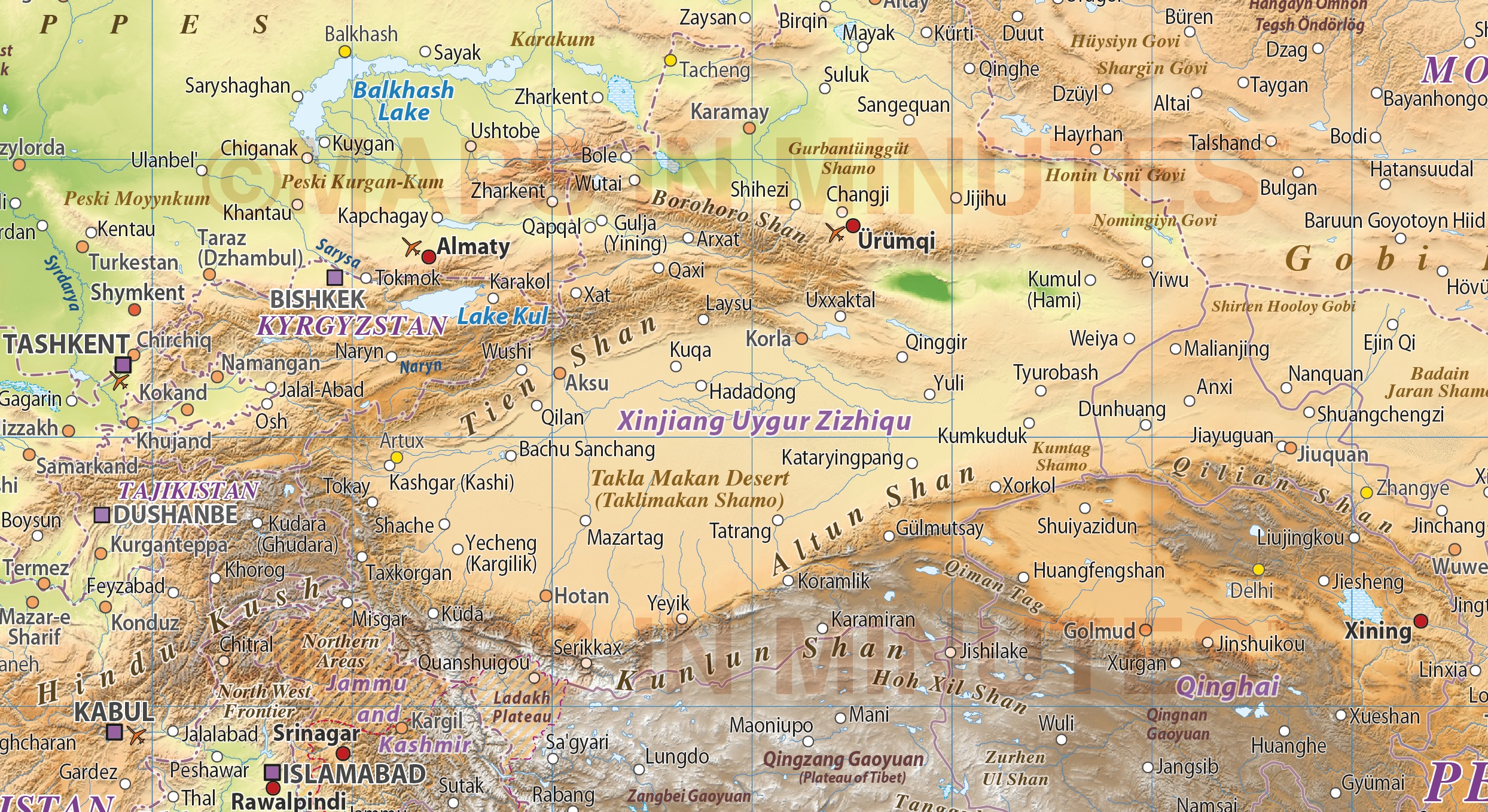 Detailed vector World Map, Illustrator AI CS format, Political and ...